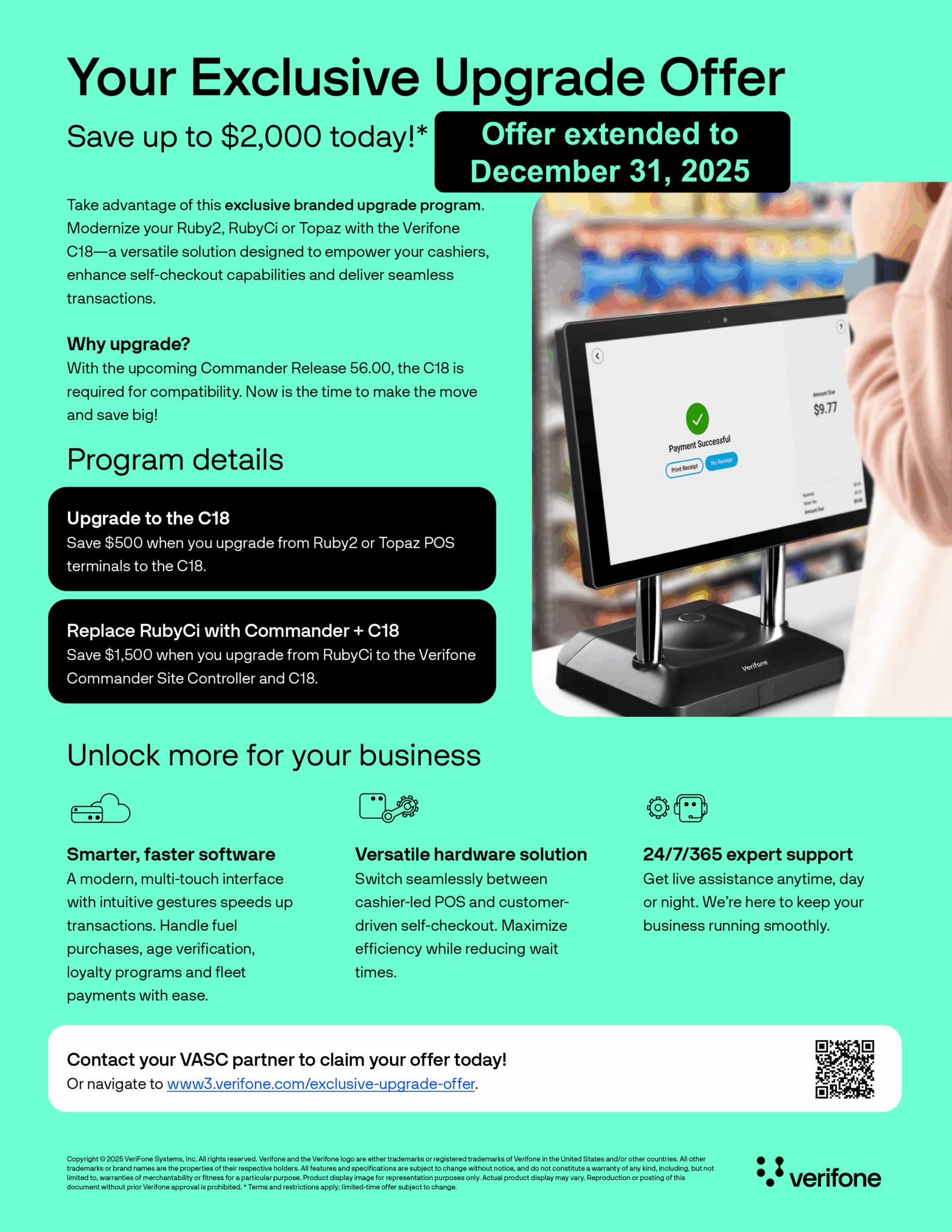Verifone Commander Base 56: upgrade program extended – CHS Payment ...